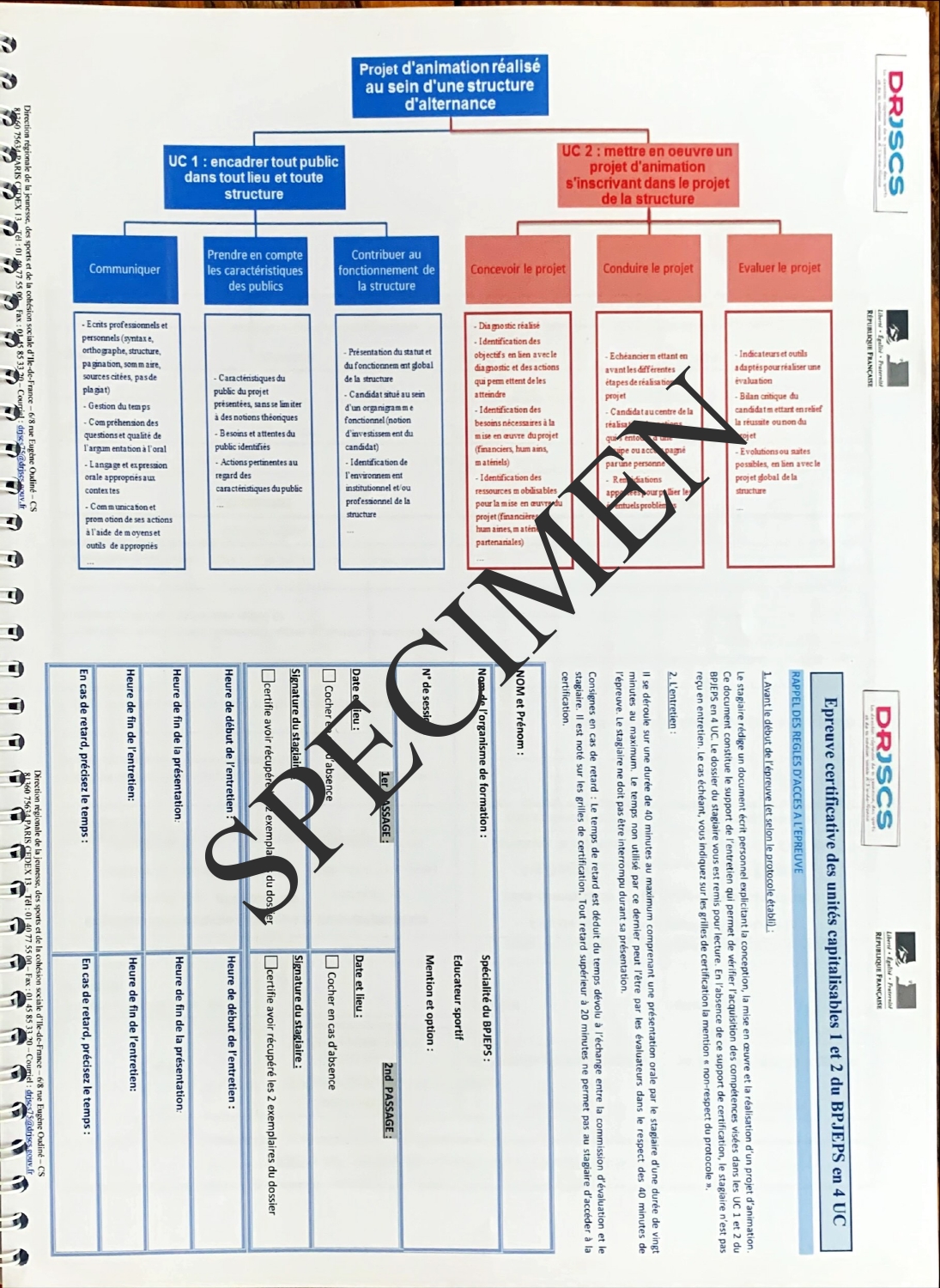 UC1 et UC2 :: Ma formation BPJEPS AF